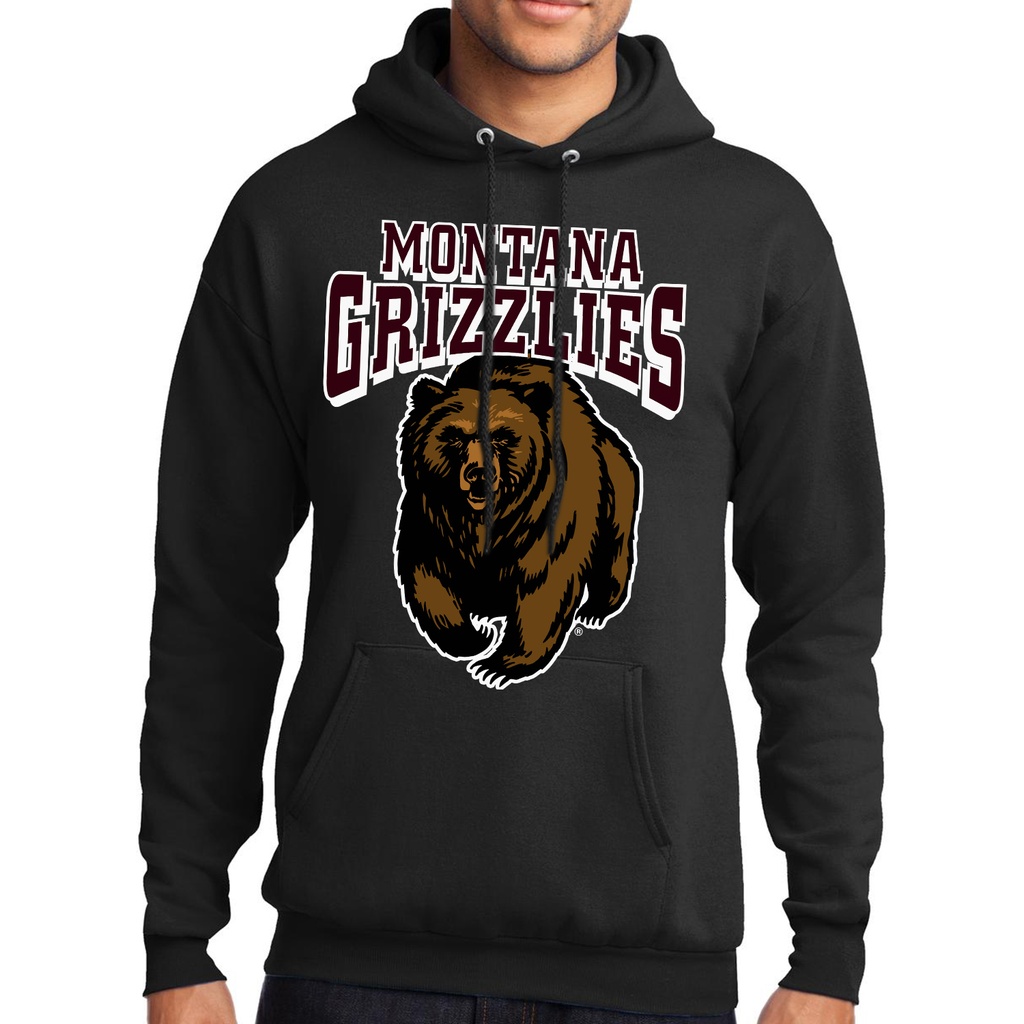 Charging Bear Fleece Hoodie | Blue Peak Creative